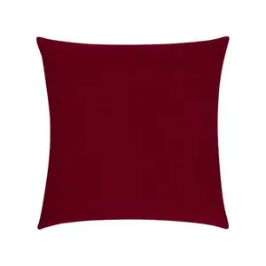 ELAINE SMITH Plush Velvet Indoor & Outdoor Woven Accent Pillow - Lipstick