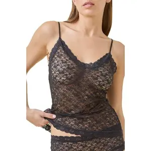 PAPINELLE Lace Camisole - Black