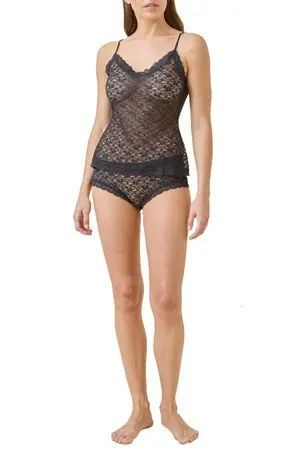PAPINELLE Lace Camisole - Black