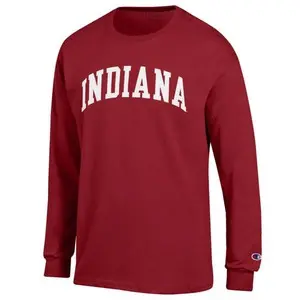 Champion Indiana Hoosiers Basic Arch Long Sleeve T-shirt