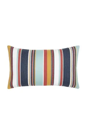 ELAINE SMITH Sicily Stripe Indoor & Outdoor Woven Accent Pillow - Multi