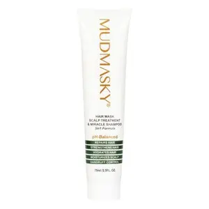 MUDMASKY Hair Mask Scalp Treatment And Miracle Shampoo 2.5oz - None