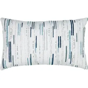ELAINE SMITH Connection Boucle Indoor & Outdoor Woven Accent Pillow - Ocean