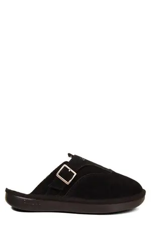 BRUNCH Gender Inclusive Amour Genuine Shearling Slipper - Black