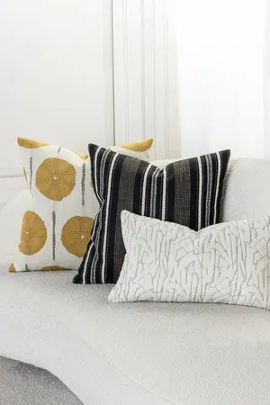 Elaine Smith Synchronize Dimensional Chenille Indoor & Outdoor Woven Accent Pillow
