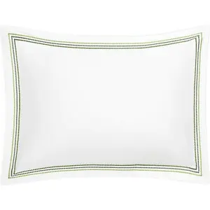 MATOUK Amara Triple Pearl Sham - Palm Green