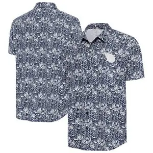 ANTIGUA Cleveland Guardians Resort Button-up Shirt