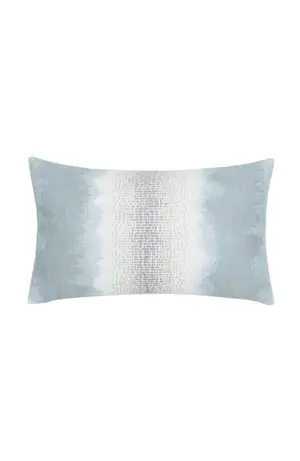 ELAINE SMITH Resilience With Chenille Accents Indoor & Outdoor Woven Accent Pillow - Sky