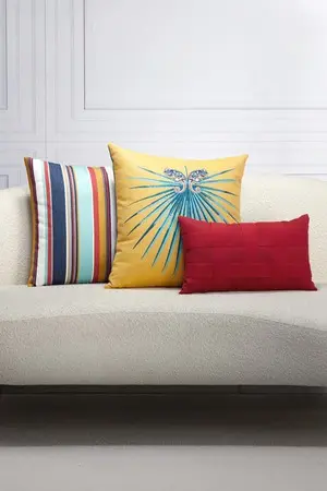 Elaine Smith Sicily Stripe Indoor & Outdoor Woven Accent Pillow