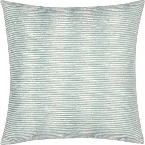 ELAINE SMITH Progress Multicolored Chenille Indoor & Outdoor Woven Accent Pillow - Mist