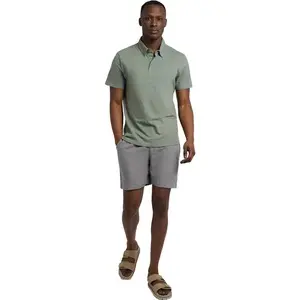 Onia Slub Short Sleeve Polo - Agave