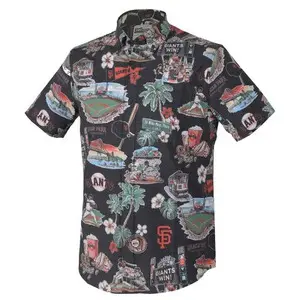 Reyn Spooner San Francisco Giants Scenic Tri-blend Performance Button-up Top