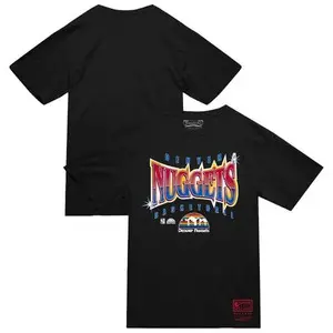 Mitchell & Ness Denver Nuggets Worldwide Collection Glow Up T-shirt - Black