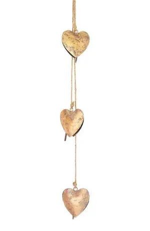 MATR BOOMIE Alaya Heart Trio Wind Chimerustic Bell - Brown/gold