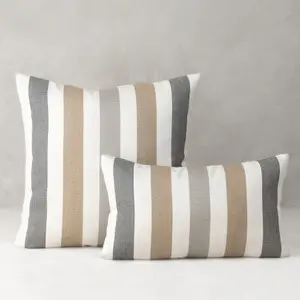 ELAINE SMITH Dune Stripe Indoor & Outdoor Woven Accent Pillow