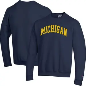 Champion Michigan Wolverines Fleece Pullover Sweatshirt