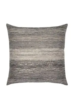 ELAINE SMITH Textured Indoor & Outdoor Woven Accent Pillow Grigio