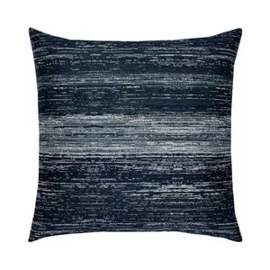 ELAINE SMITH Textured Indoor & Outdoor Woven Accent Pillow - Indigo