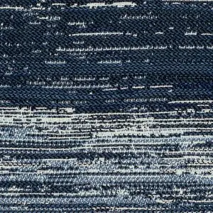 ELAINE SMITH Textured Indoor & Outdoor Woven Accent Pillow - Indigo
