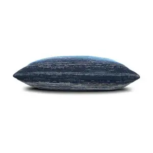 ELAINE SMITH Textured Indoor & Outdoor Woven Accent Pillow - Indigo
