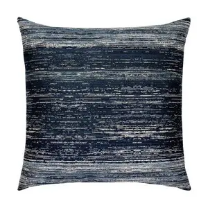 ELAINE SMITH Textured Indoor & Outdoor Woven Accent Pillow - Indigo