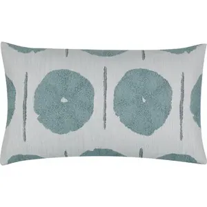 ELAINE SMITH Solstice Jacquard Indoor & Outdoor Woven Accent Pillow - Mist