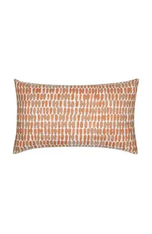 ELAINE SMITH Thumbprint Indoor & Outdoor Woven Accent Pillow - Tuscan