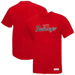 Mitchell & Ness Georgia Bulldogs Elite Script T-shirt - Red