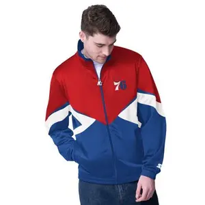 STARTER Philadelphia 76ers Rush Applique Track Jacket