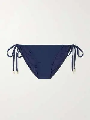 Melissa Odabash Maldives Embellished Bikini Briefs Navy