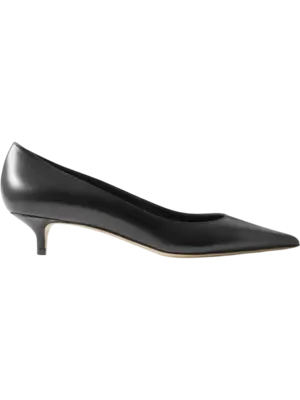 JIMMY CHOO Amelia 30 Leather Pumps - Black