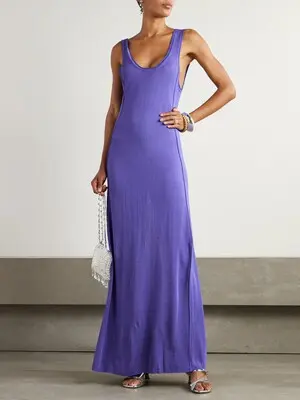 Christopher John Rogers Knitted Maxi Dress