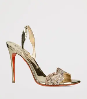 Santoni Leather Serena Heeled Sandals