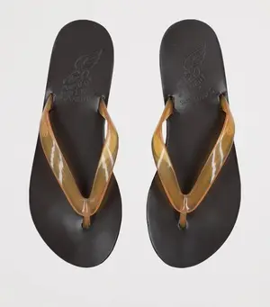 ANCIENT GREEK SANDALS Saionara Jelly Flip-flops - Brown