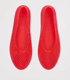 ANCIENT GREEK SANDALS Iro Ballet Flats - Red