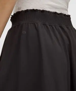 Lululemon Stretch Woven Ruffle-waist Midi Skirt