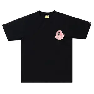 A BATHING APE Circle Tee /pink - Black
