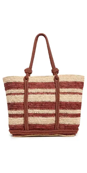 Vanessa Bruno Large Raffia Cabas Tote