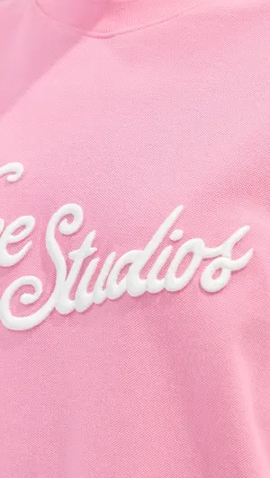Acne Studios Exford Tourist Logo Tee - Bubble Pink