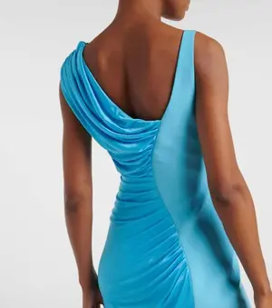 Versace Medusa Draped Gown