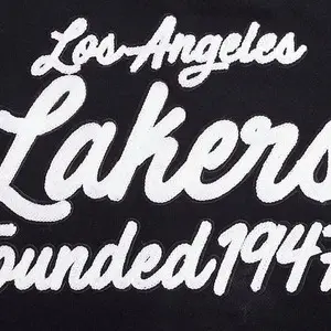 PRO STANDARD Los Angeles Lakers Paint The City Cropped Sweatshirt - Black