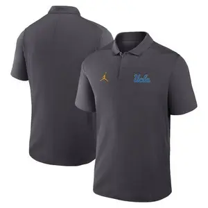 JORDAN BRAND Ucla Bruins Primetime Victory Primary Logo Performance Polo - Anthracite