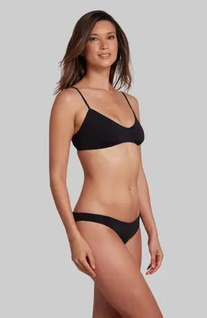 SAUIPE Jenna Classic Brief Bikini Bottom - Black