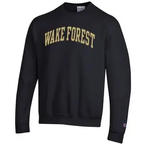 Champion Wake Forest Demon Deacons Basic Arch Fleece Pullover Sweatshirt