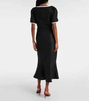 Faithfull The Brand Linen Midi Skirt