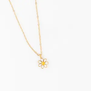 PIP POP Daisy Pendant Necklace - Gold