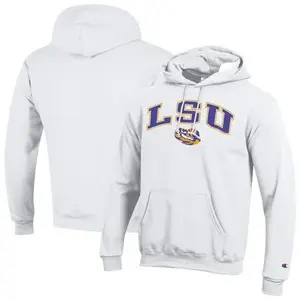 Champion Lsu Tigers Arch Over Logo Hoodie