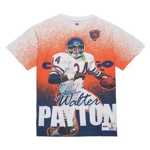 Mitchell & Ness Walter Payton Chicago Bears Burst Retired Player T-shirt