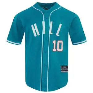 PRO STANDARD Tyreek Hill Miami Dolphins Mesh Button-up Baseball Jersey