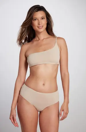 SAUIPE Serena Hipster Bikini Bottom - Camel